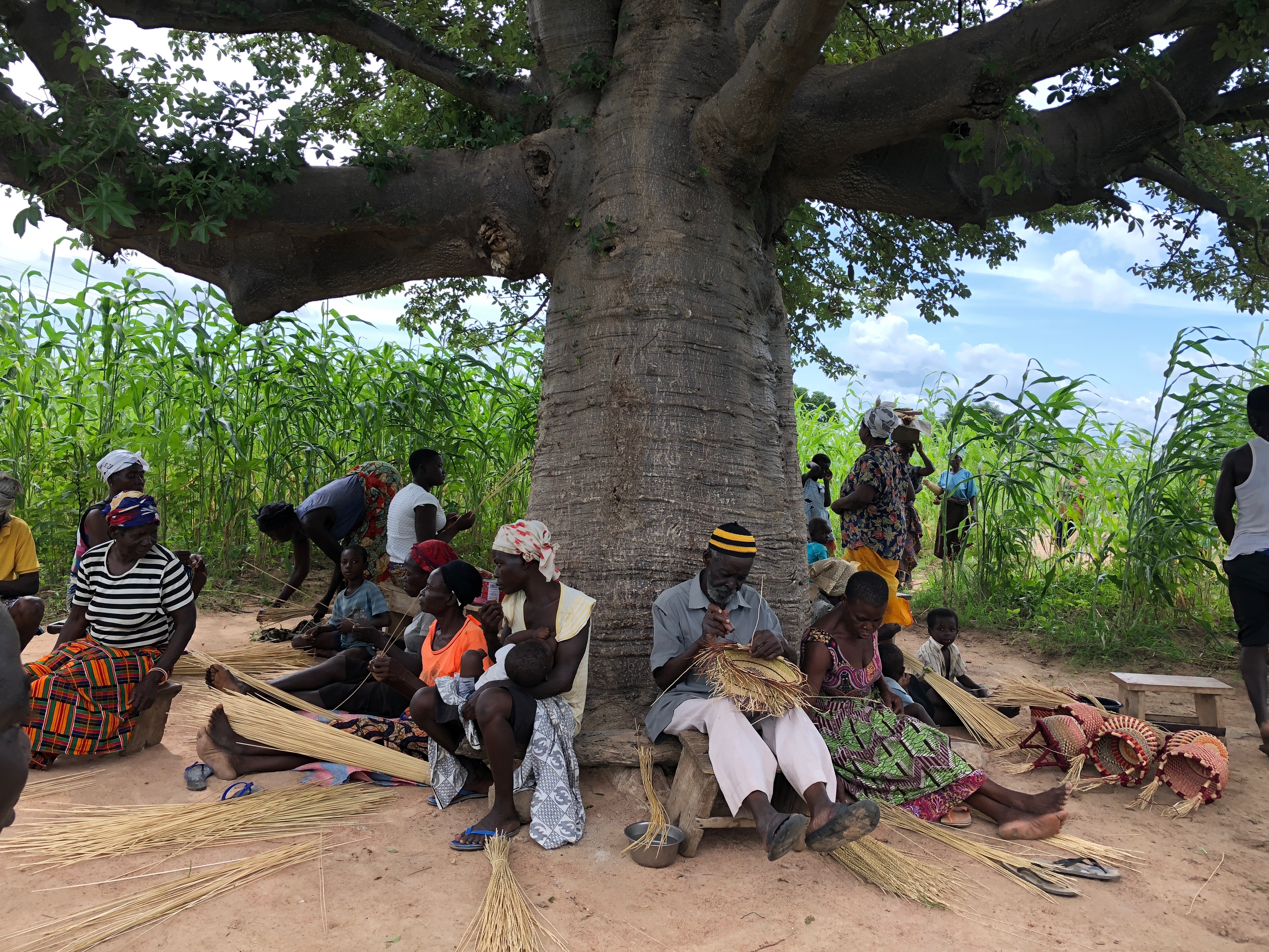 How it's Made: Bolga Baskets - GlobeIn Blog